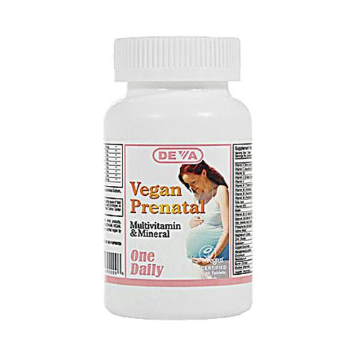 Deva Vegan Prenatal Multivitamin and Mineral - 90 Tablets — Birds Eye ...