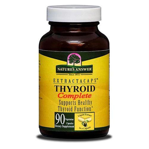 Natures Answer Thyroid Complete Extractacaps - 90 Liquid Capsules ...