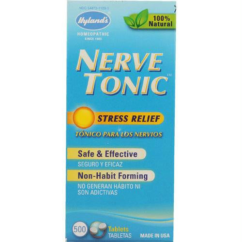 Hylands Homeopathic Nerve Tonic Tablets - 500 Tablets — Birds Eye Blue.com