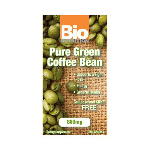 Bio Nutrition Pure Green Coffee Bean - 50 Gelcaps — Birds Eye Blue.com